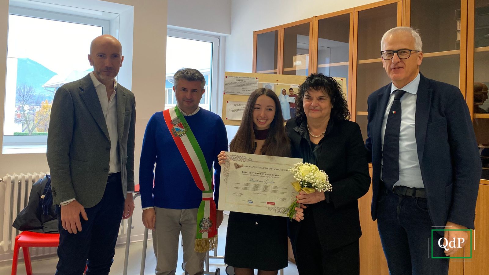 La borsa di studio “don Mario Gerlin” a un’allieva della media “Toniolo ...