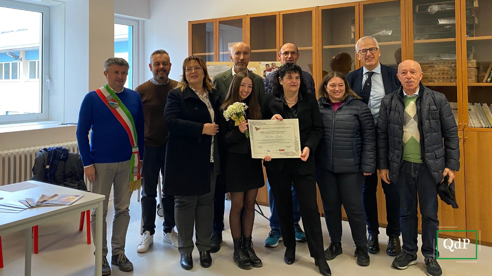 La borsa di studio “don Mario Gerlin” a un’allieva della media “Toniolo ...