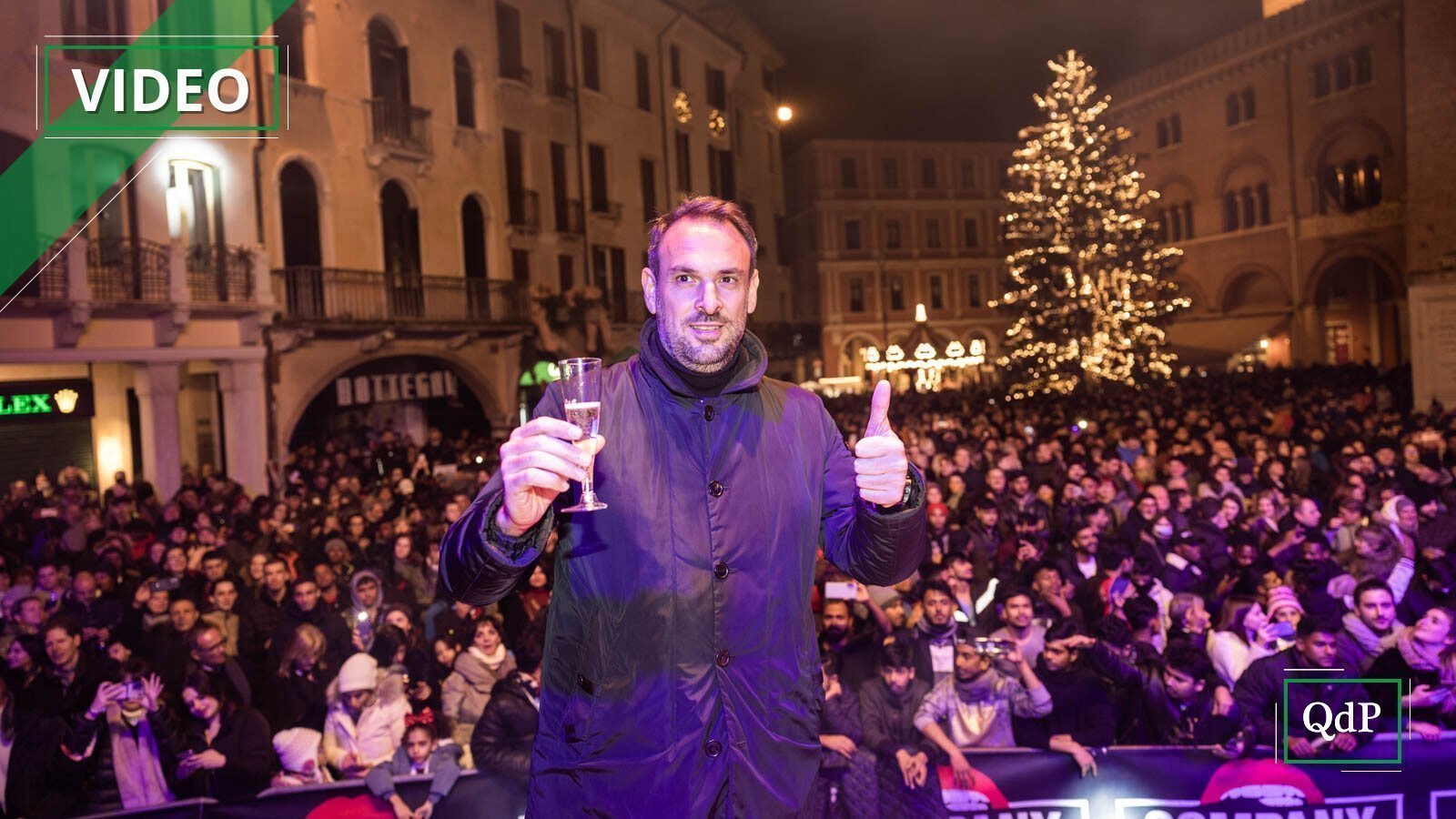 Più di tremila in piazza dei Signori per il Capodanno 2023. Conte: "Ci ...