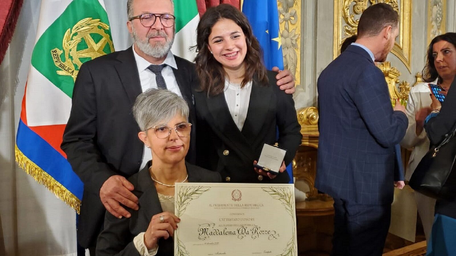 Maddalena Da Rozze (Scherma Vittorio Veneto) è Alfiere della Repubblica: il riconoscimento ...