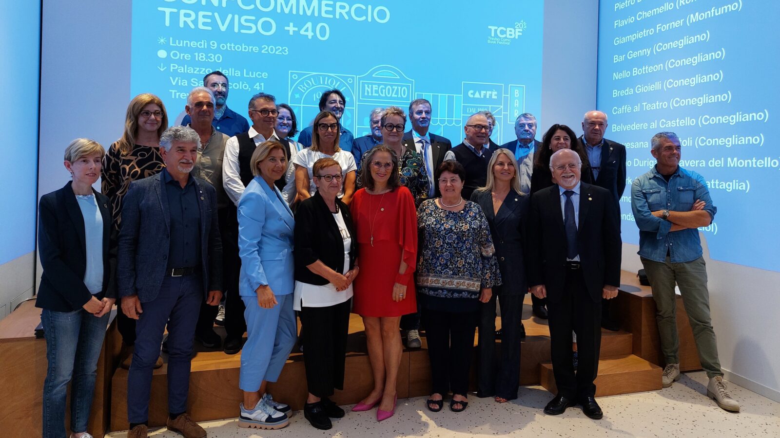 Alle botteghe storiche con 40 anni di attività le targhe del TCBF